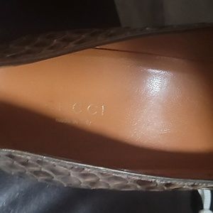 Gucci | Shoes | Authentic Gucci Python Heels | Poshmark